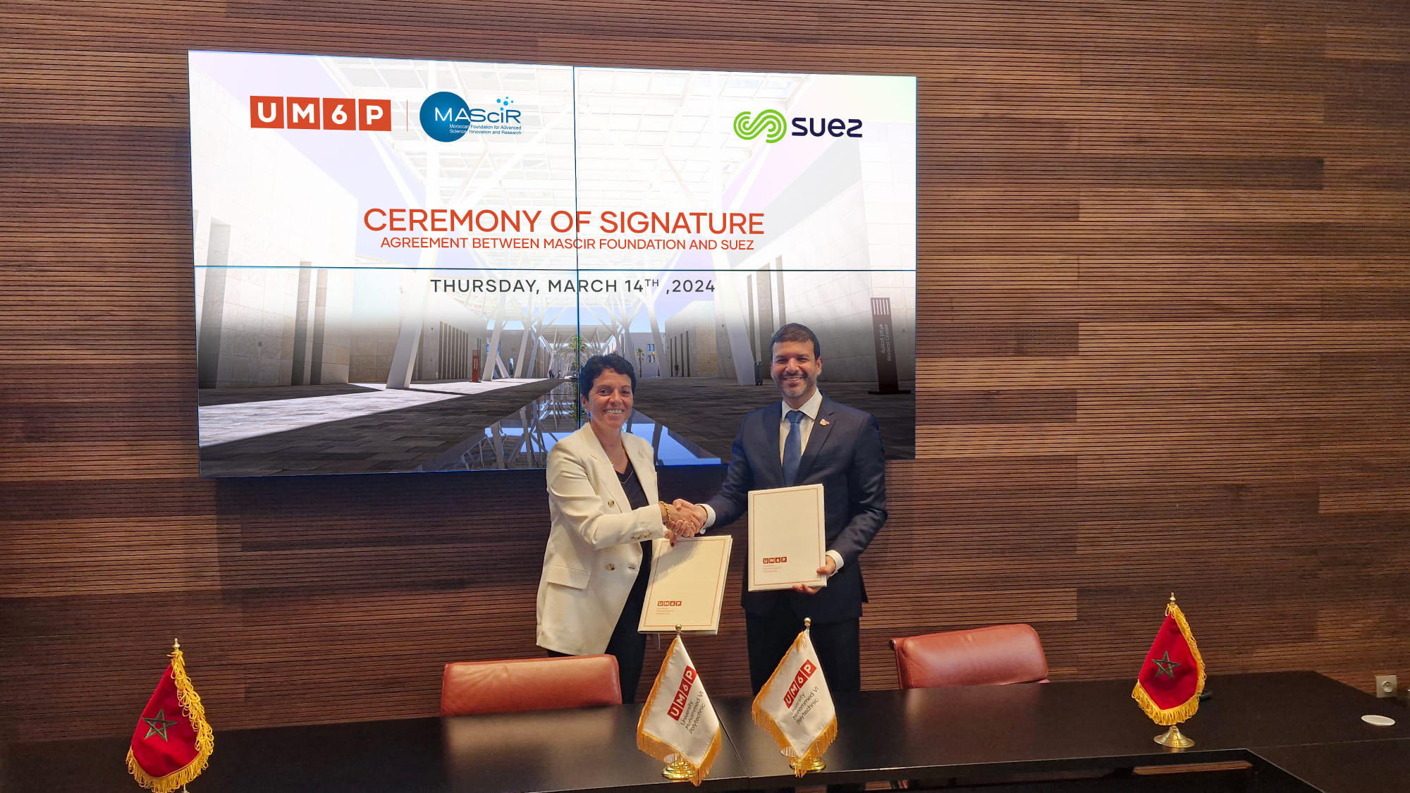 SUEZ and the MAScIR Foundation have signed an Agreement of ...