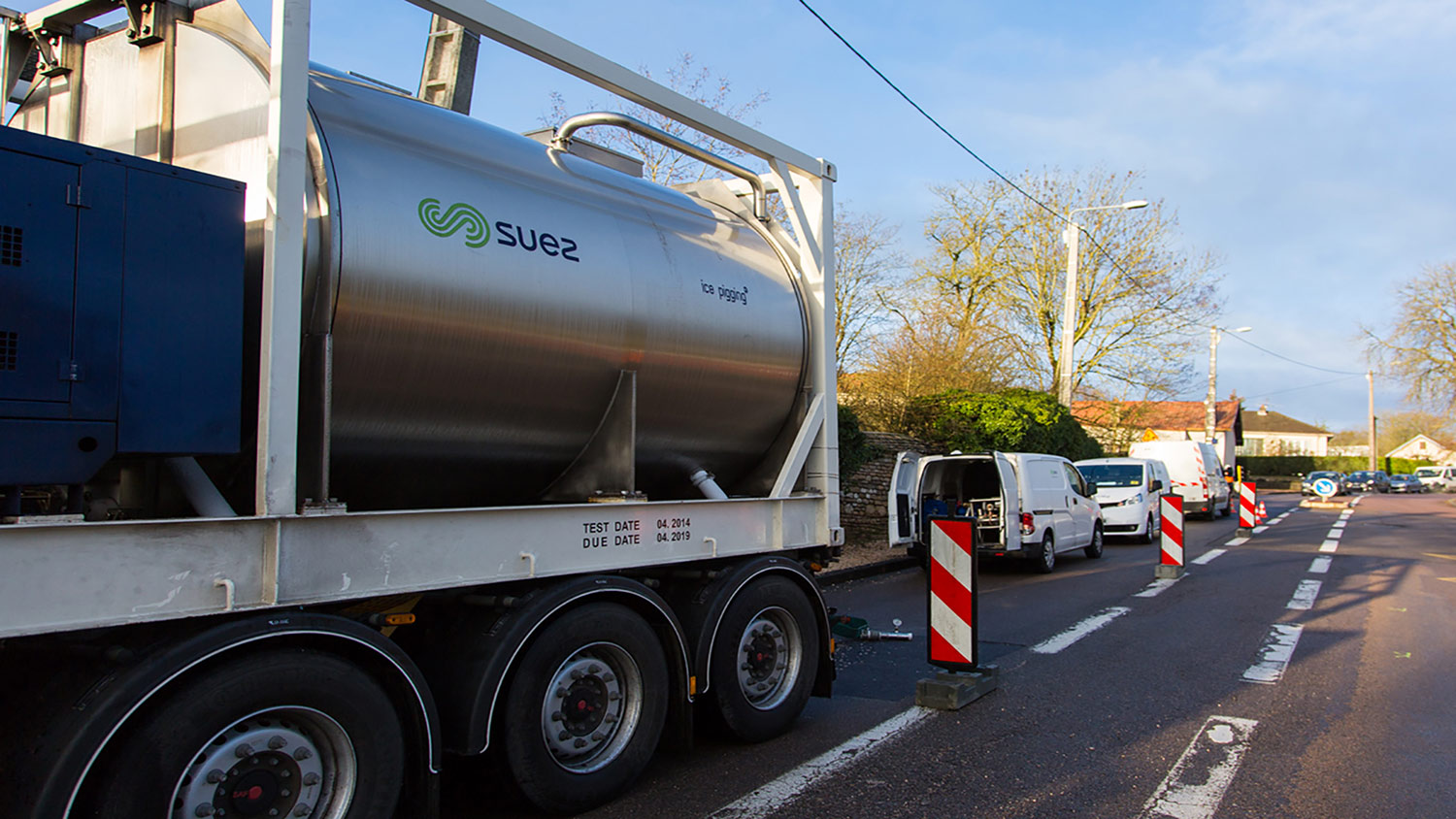 Ensure ENGIE a continuous service in the extension of a pipework ...